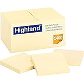 Amazon.com : Avery Sticky Notes, See-Through, 3 x 3 Inches, Yellow, 250 ...