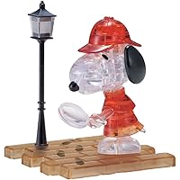 Amazon.com: BePuzzled | Peanuts Snoopy Heart Original 3D Crystal Puzzle ...