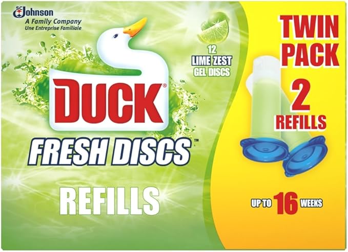 Toilet Duck Disc Twin Refills Lime: Amazon.co.uk: Grocery