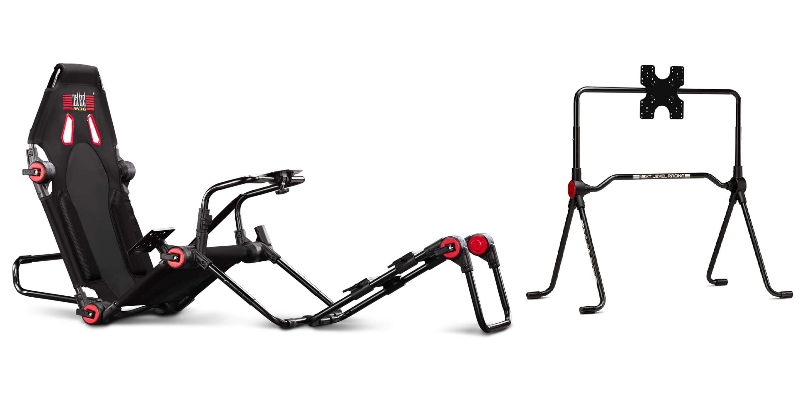 Next Level Racing F-GT Lite Formula & GT Foldable Simulator Cockpit and ...