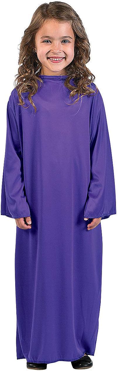 Amazon.com: Fun Express - Child Small Purple Nativity Gown for ...