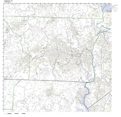 Gastonia, NC ZIP Code Map Laminated in Oman | Whizz Subjects