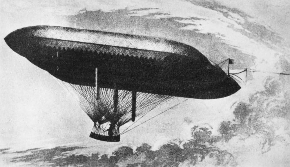 Solomon Andrews Airship Nthe First Steerable Airship In Flight Invented ...