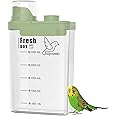 Amazon.com : SQUSIMEI 3 Qt/2.8 L Bird Seed Storage Container with Lids ...