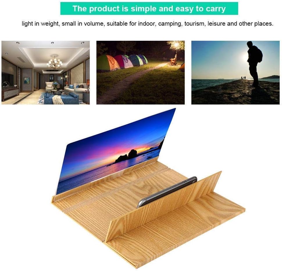 Vbestlife 12” Screen Magnifier Smartphone Magnifying Glass, Anti ...