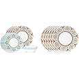 Amazon.com | Corelle Global Collection Vitrelle 12-Piece Dinnerware Set ...