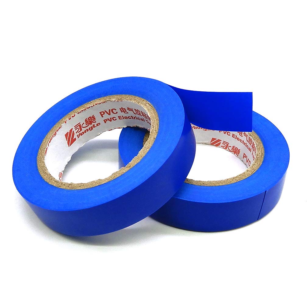 10 Pack Insulation Tape Blue 15mm x 15m Electrical Tape PVC Tape ...