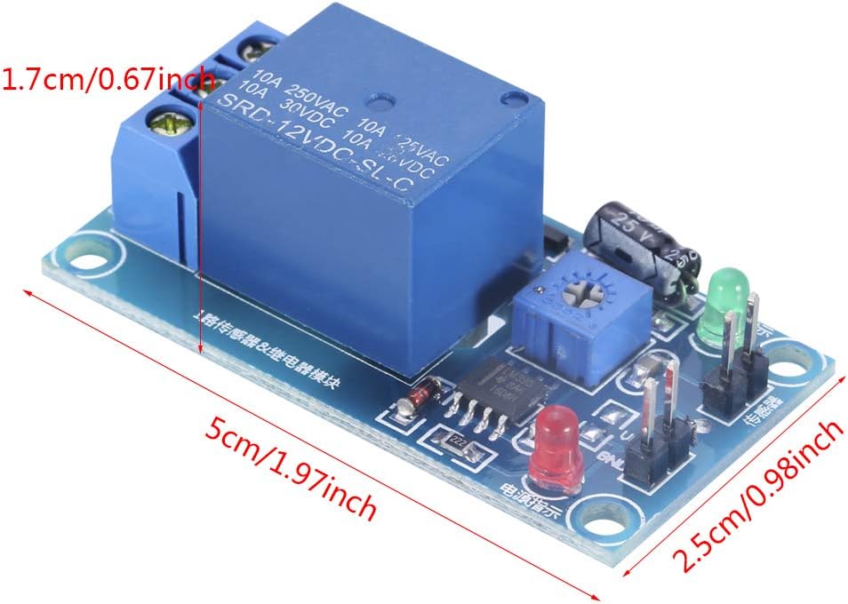 Soil Moisture Sensor Relay Module DC12V Soil Moisture Sensor Relay ...