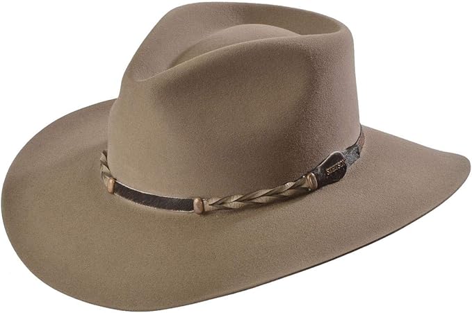Stetson Men's 4X Drifter Buffalo Felt Pinch Front Cowboy Hat: Amazon.ca ...