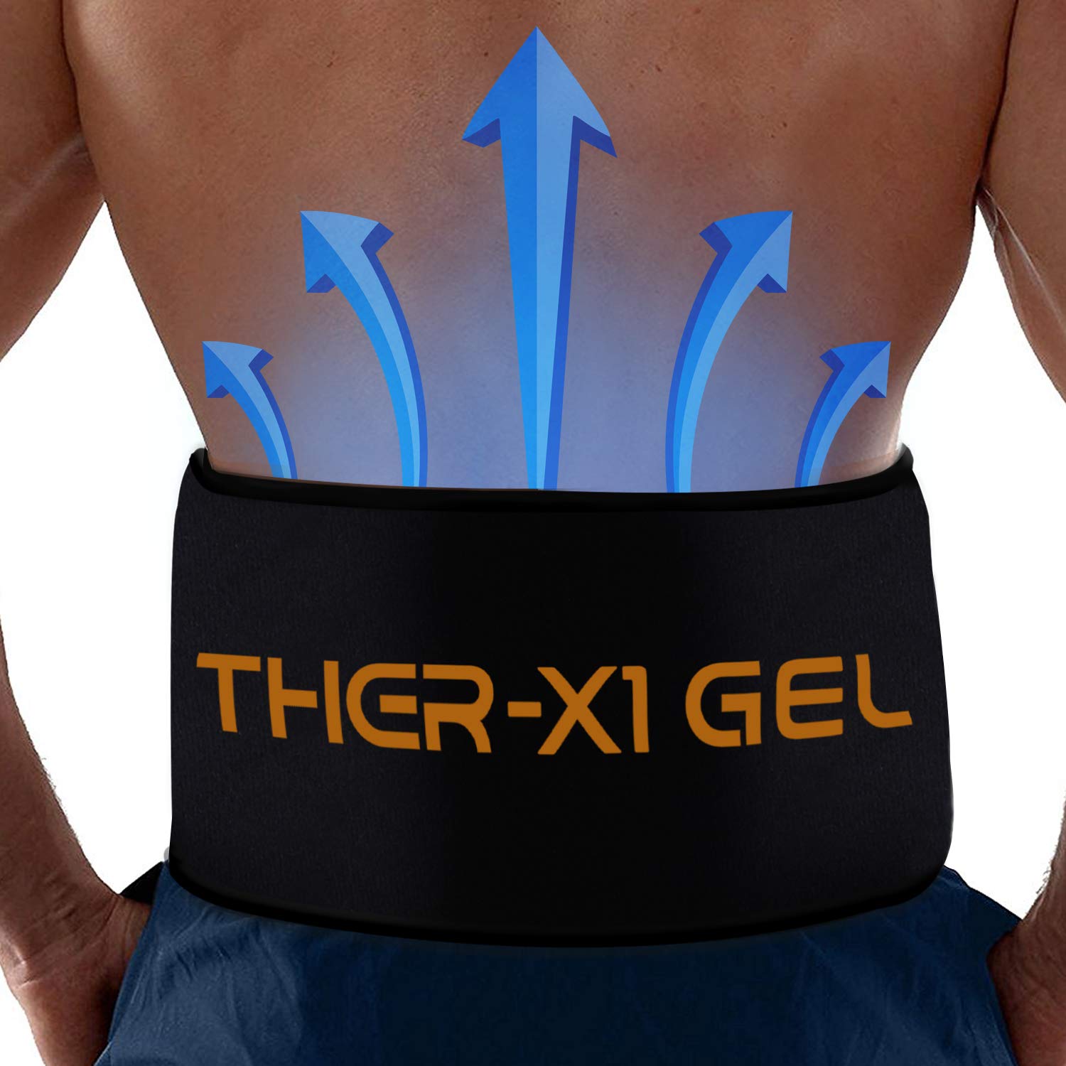 Back Pain Cold Reusable Ice Pack Belt Therapy for Lower Lumbar, Sciatic ...