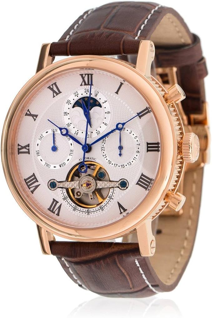 Montre Homme - Automatique - Louis Cottier - Tradition - 42 mm - Blanc ...