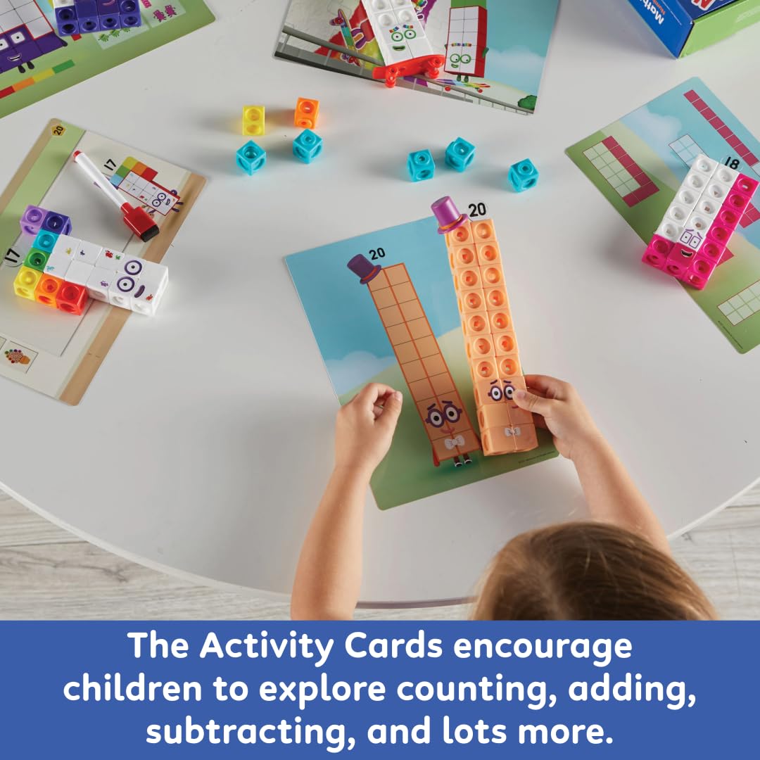 Mua Learning Resources MathLink Plug-in Cube Number Blocks 11-20 ...