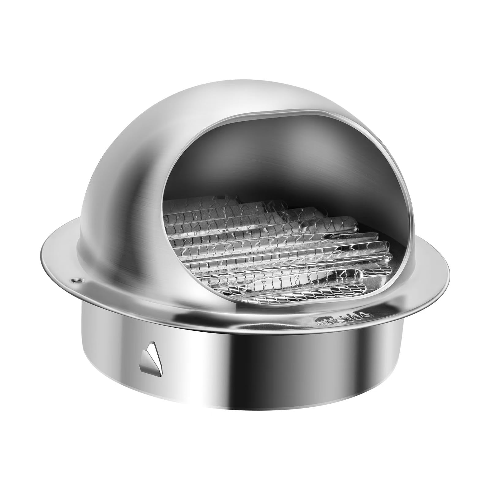 4 in (~10 cm) 304 Stainless Steel Vent, Round Dryer Vent Hood, Wall ...
