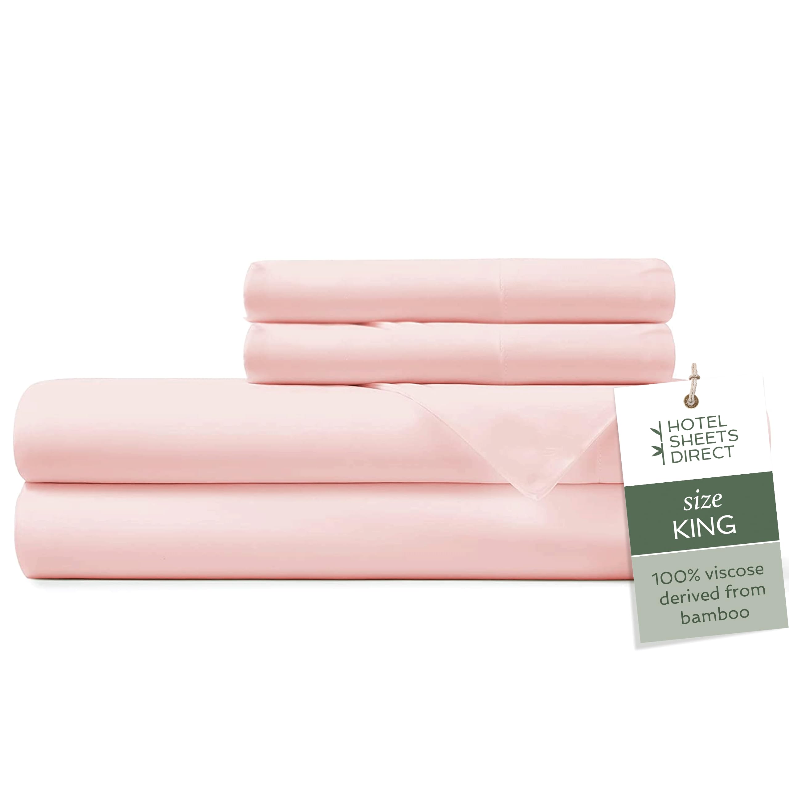 Hotel Sheets Direct 100% Viscose Derived from Bamboo Sheets King Size ...