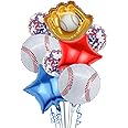 Amazon.com: Baseball Party Balloons, Baseball Foil Mylar Balloons for ...
