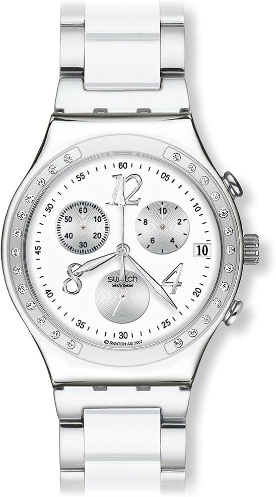 Swatch IRONY CHRONO - Reloj analógico de mujer de cuarzo con correa de ...