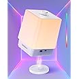 Goodea Cordless Table Lamp with Charging Base, RGB Night Lamp for Bedroom, 6000mAh Rechargeable ...