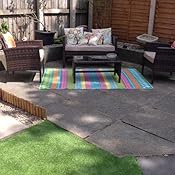 Talking Tables Indoor or Outdoor Waterproof Rug Robust & Non Slip Mat ...