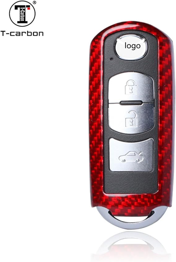100% Carbon Fiber Case For Mazda Key Fob, Genuine Carbon Fiber Cover ...