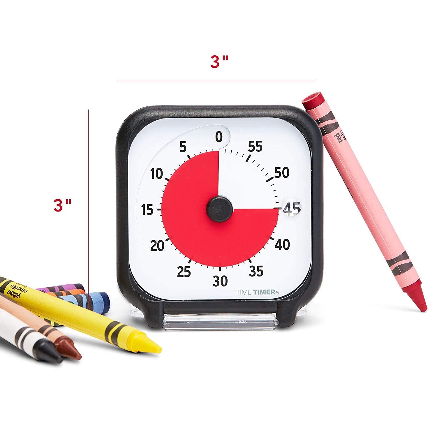 Mua TIME TIMER 3 inch Visual Timer — 60 Minute Kids Desk Countdown Clock with Dry Erase Activity ...