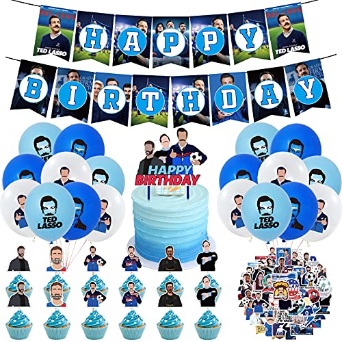 Mua Ted Lasso Party Supplies,Ted Lasso Birthday Party Decorations ...