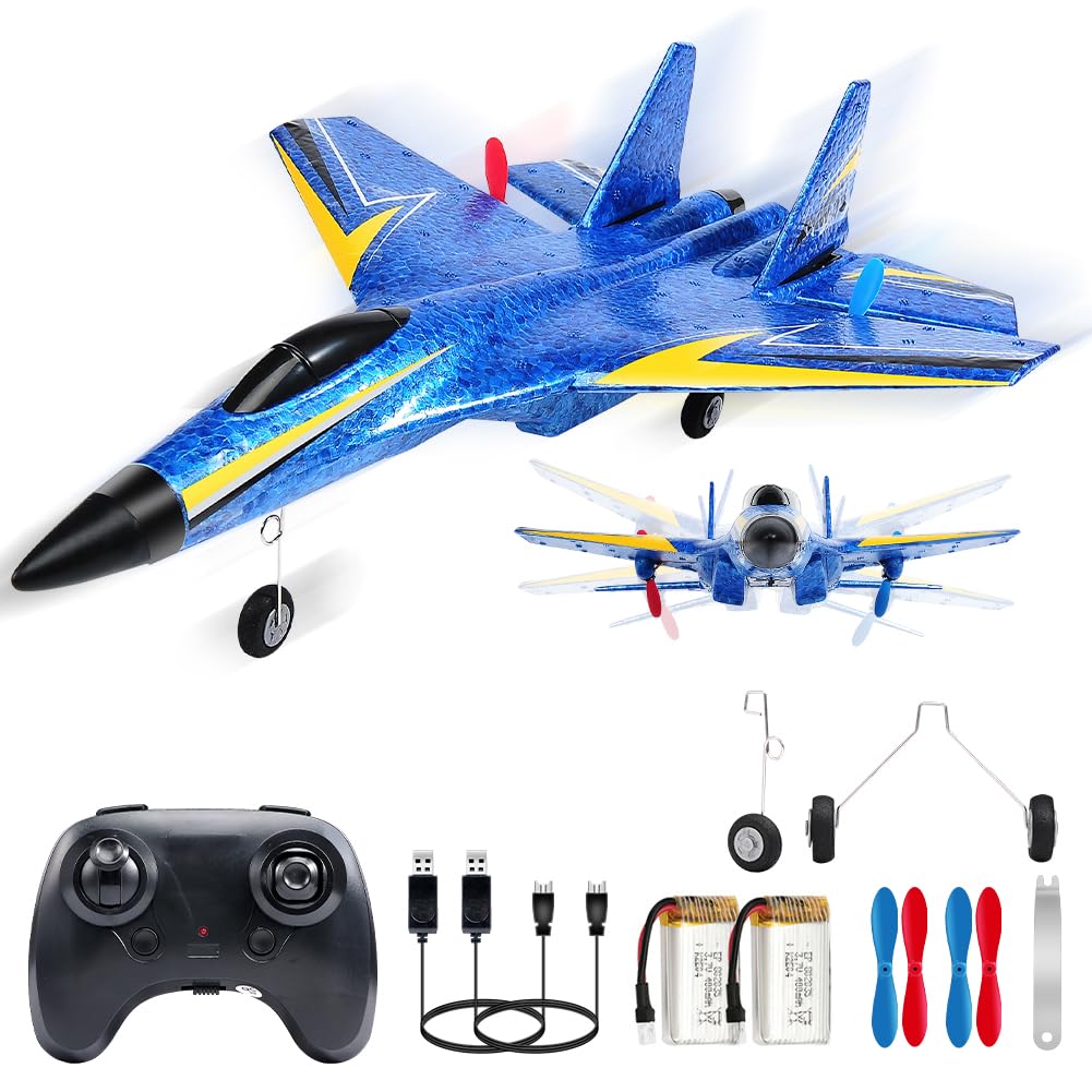 Fremego Su-27 RC Airplane,2.4GHz 2 Channel Remote Control Plane with ...