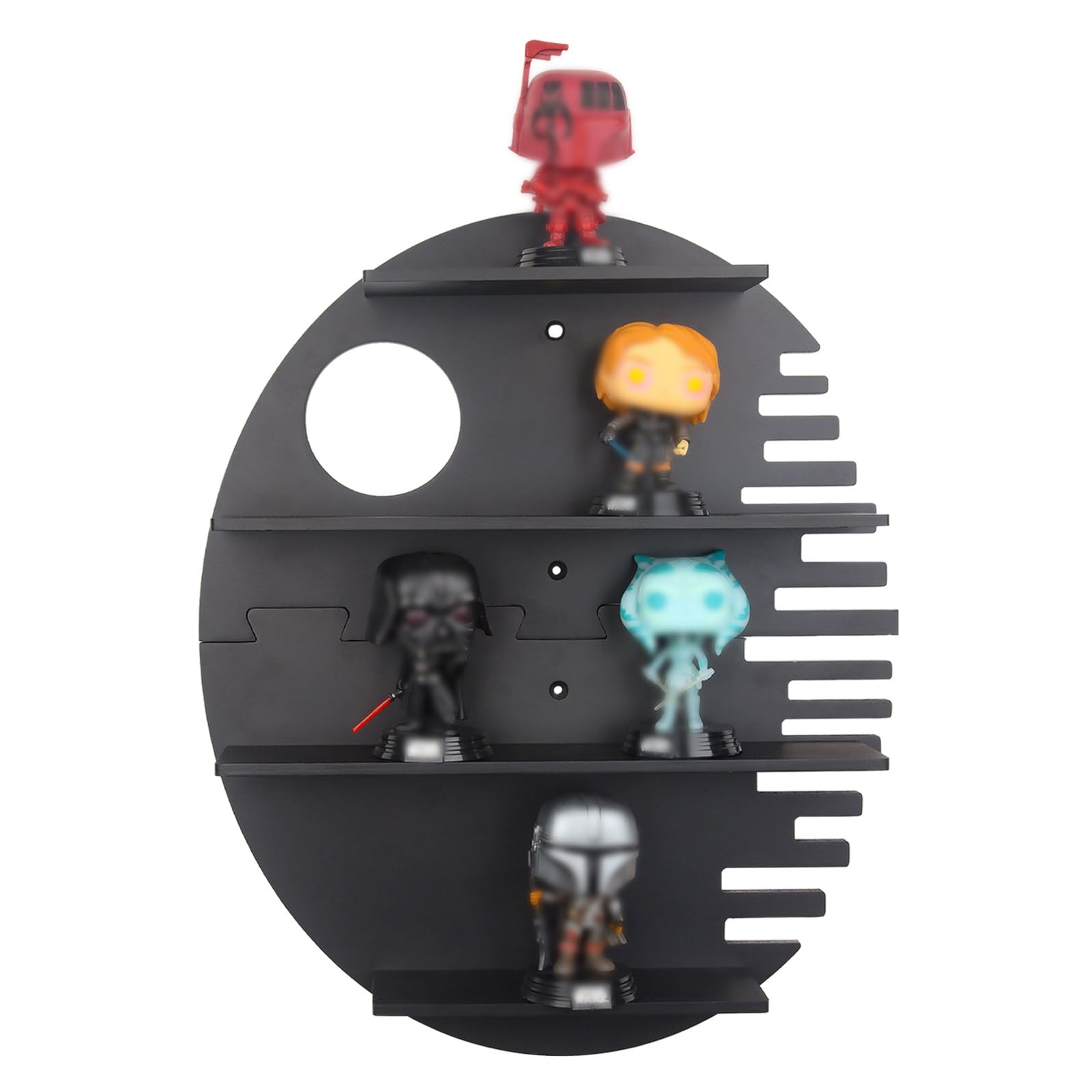 Taladad for Funko POP Star Wars Display Shelf, Floating Shelves Wood ...