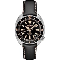 Amazon.com: SEIKO SRPG17 Prospex Men's Watch Black 42.4mm Stainless ...