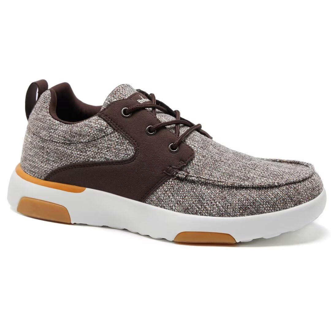 OrthoComfoot Breathable Arch Support Lace Up Sneakers for Mens, Knee ...