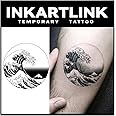 Amazon.com : INKARTLINK Tattoo Tech, 3 Sheets Small Semi Permanent Tattoo, Adult Art Design ...