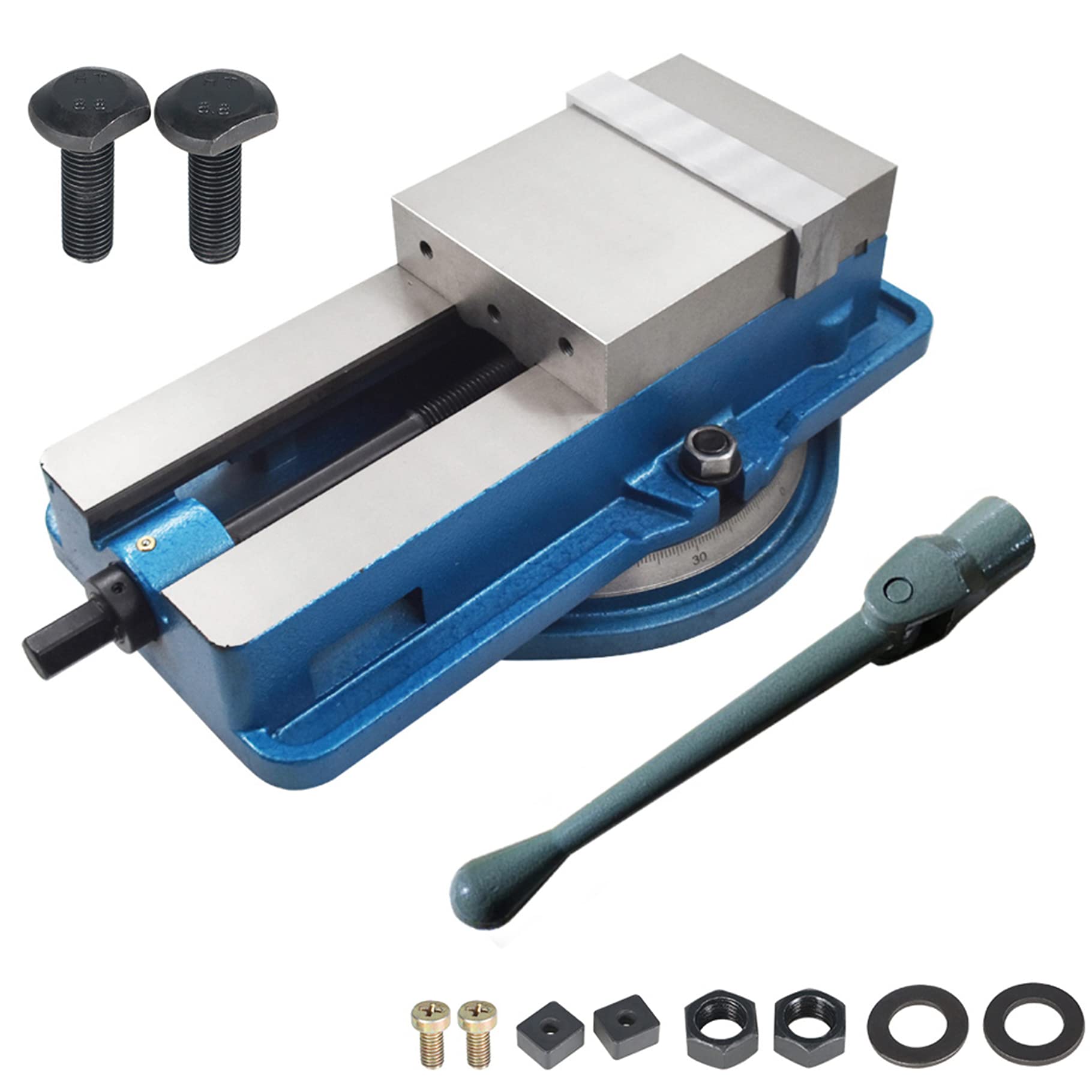 Timunr 6 Inch Accuracy Mill Vise with 360 Degree Swiveling Base Heavy ...