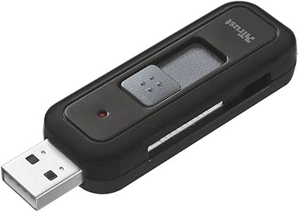 Trust Mini Card Reader for Memory Stick - Lector (USB 2.0, Negro, 129 x ...