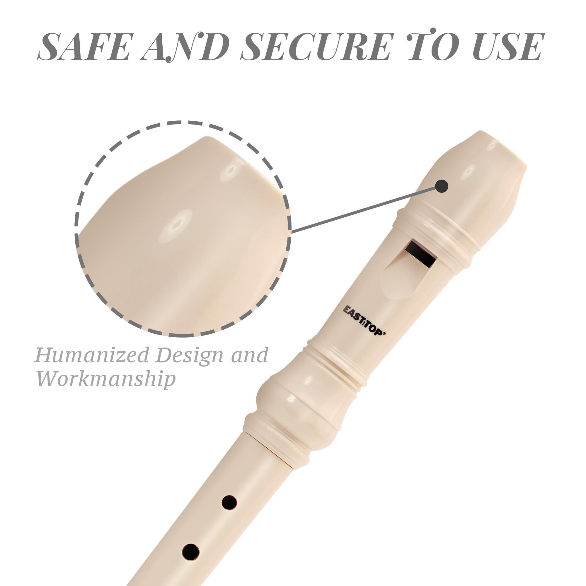 Mua EAST TOP Soprano Recorder for Kids Beginners, 8 Hole Plastic German ...