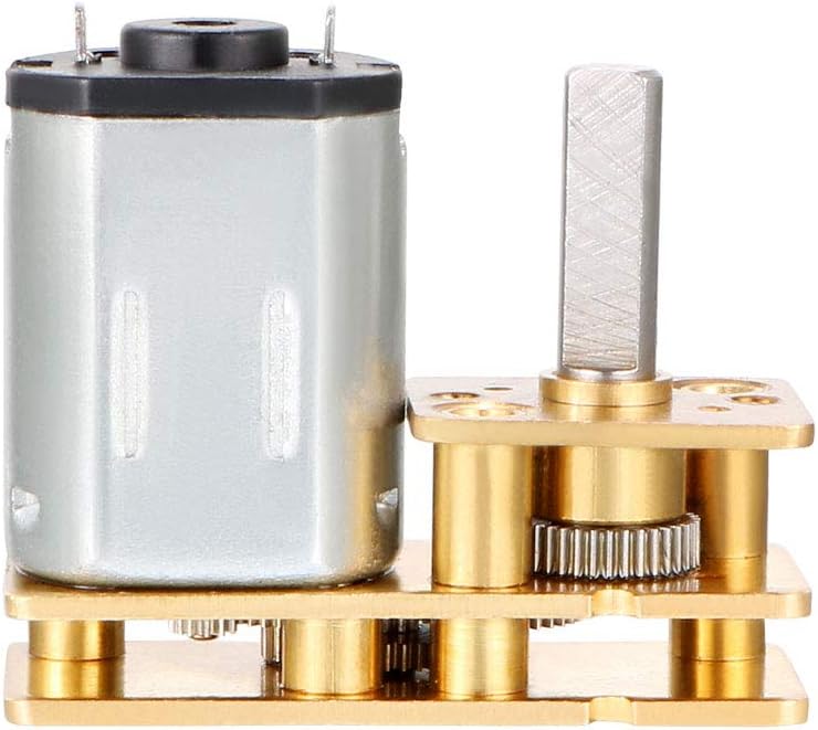 sourcing map DC 3V 100RPM Micro Speed Reduction Motor Mini Gear Box ...