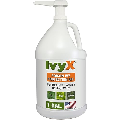 Ivy X Pre-Contact Poison Ivy Protection Gel (128 Fl. Oz. Gallon Jug ...