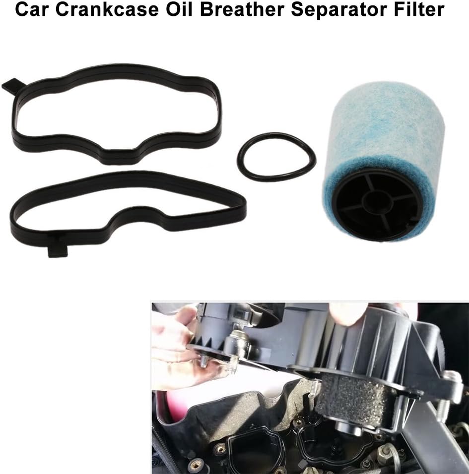 KKmoon Oil Breather Separator Car Crankcase Oil Breather Separator ...