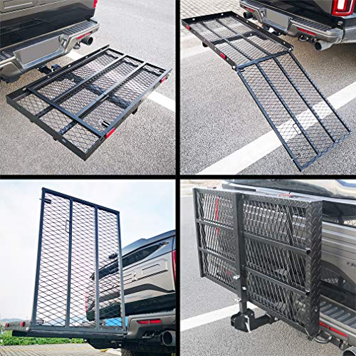 Oklead 500 Lbs Heavy Duty Hitch Mount Cargo Carrier at Jill Ford blog