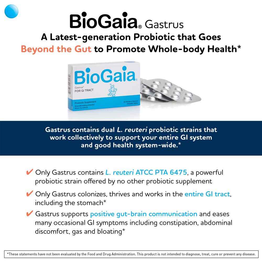 Biogaia Gastrus 30 Chewable Tablets – BigaMart
