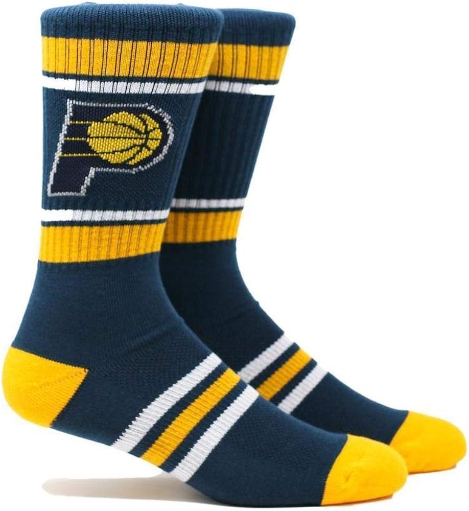 Amazon.com : PKWY NBA mens Stripe Crew Socks : Clothing