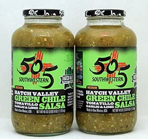 Amazon.com: 505 Southwestern Hatch Valley Green Chile Salsa Party Pack ...