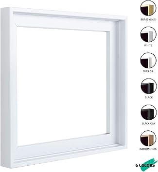 Amazon.com: Square Floater Frames for Canvas Paintings 14x14 | Floater ...