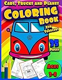 Truck Coloring Book: Kids Coloring Book with Monster Trucks, Fire ...