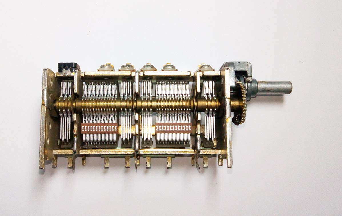 Alps Tuning Gear Variable Capacitor 5 Gang Meshed 40-720pf Homebrew ...