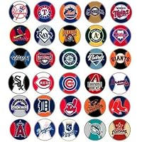 Amazon.com: MLB * Major League Baseball Prismatic Stickers Set of 30 ...