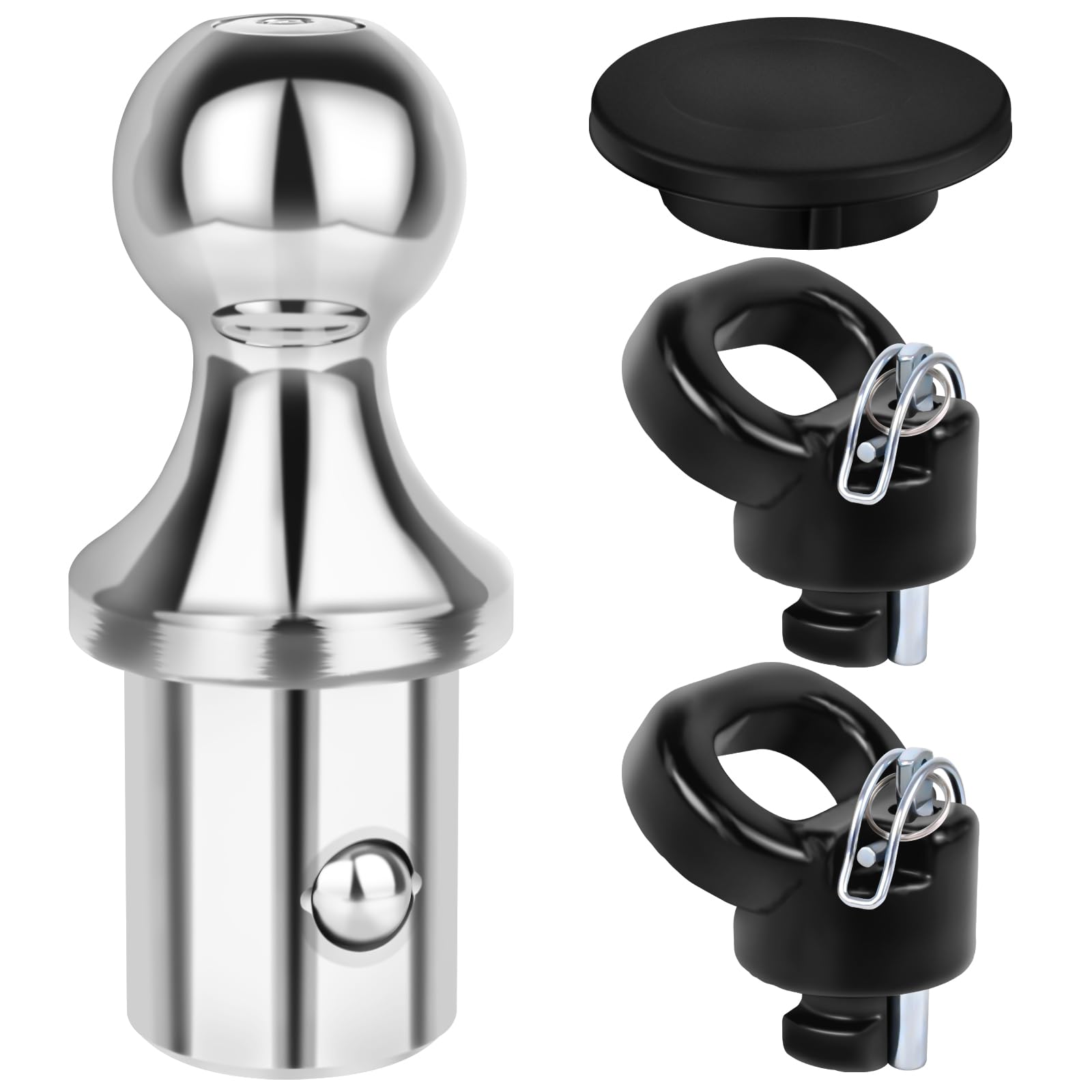 Zditumi 82216057AC Gooseneck Hitch Ball Kit 38K 2-5/16'' Compatible ...