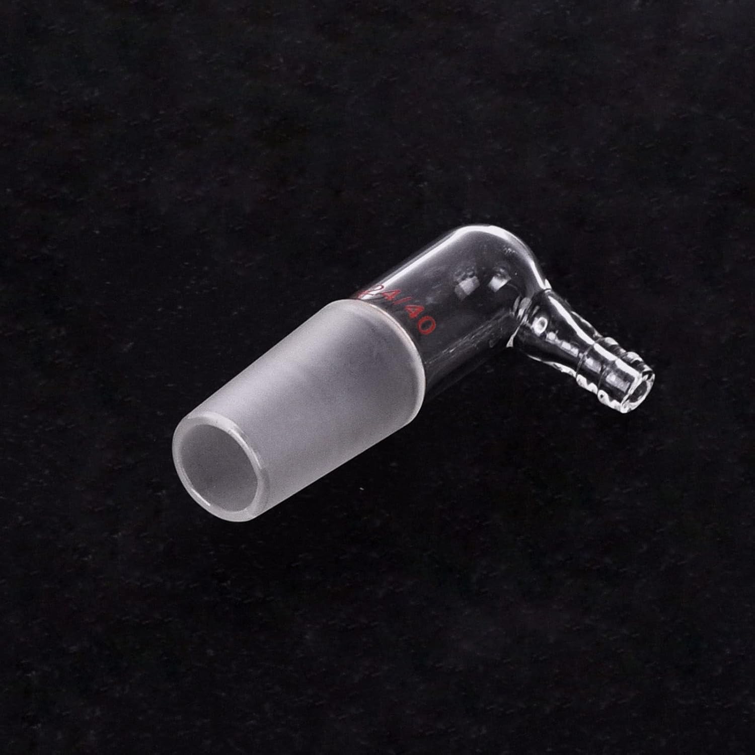 Bent Inlet Adapter with 24/40 Inner Joint and Hose for Laboratory Lab ...