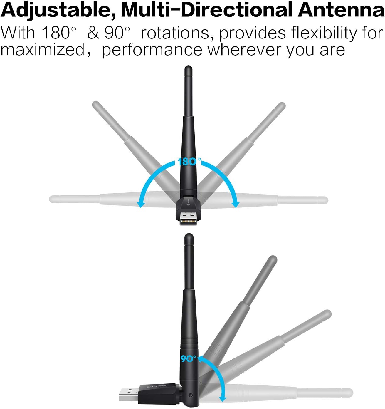Dynamode WL700-ART- AC 600Mbps High Speed Dual Band 5 Ghz / 2.4GHZ Wi ...