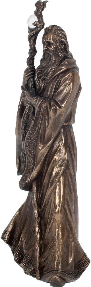 Nemesis Now Merlin Bronze Figurine 28cm, Resin, One Size – BigaMart