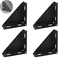 Amazon.com: 4 Pcs Unistrut Bracket, 4 Hole Right Angle Connector ...