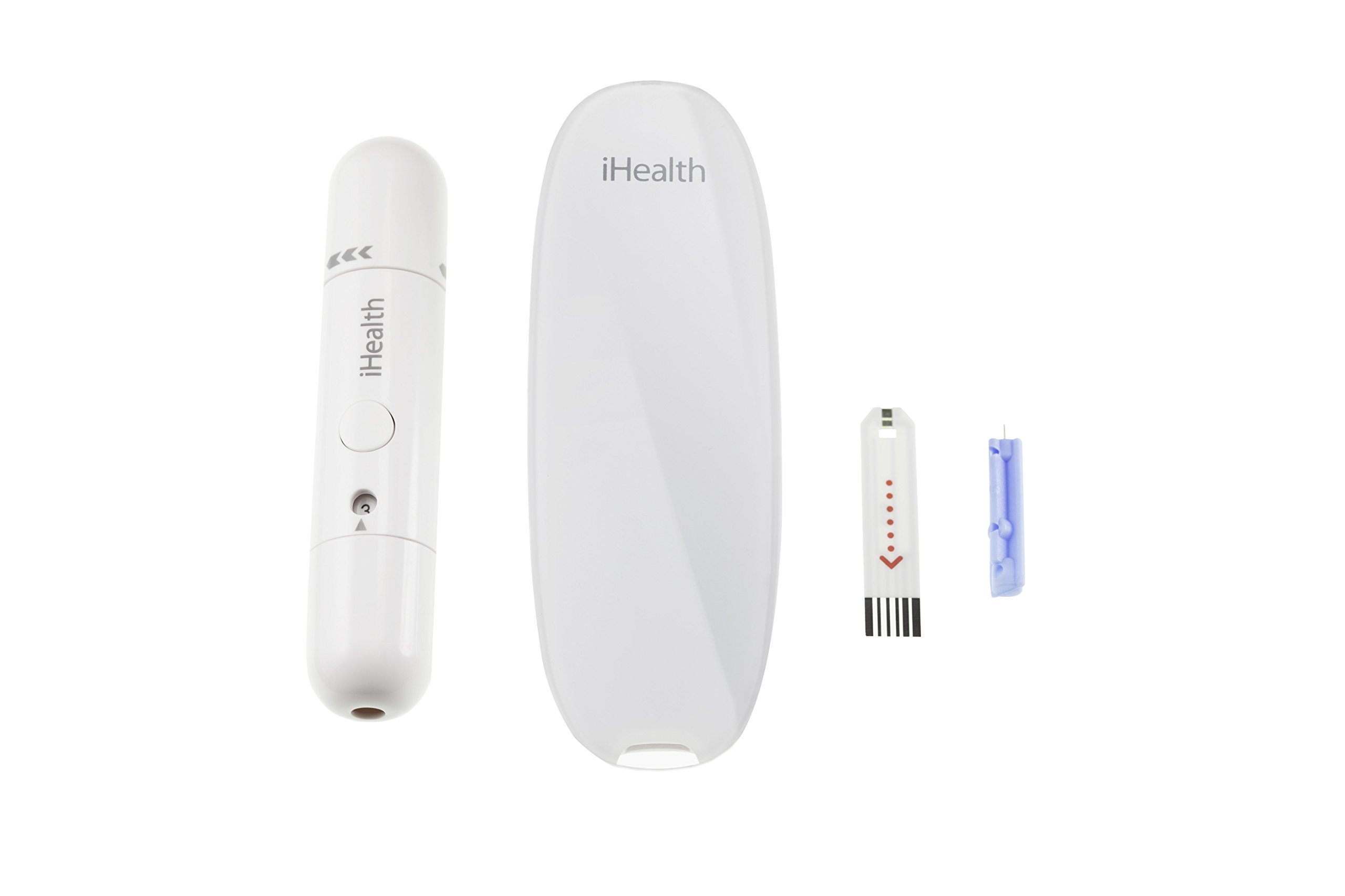 iHealth Smart Wireless Gluco Monitoring with 100 Test Strips, 100 ...